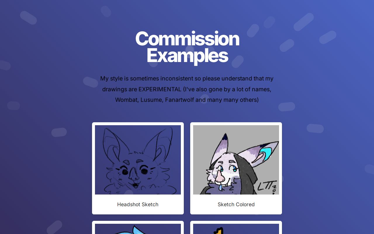 Commission Examples